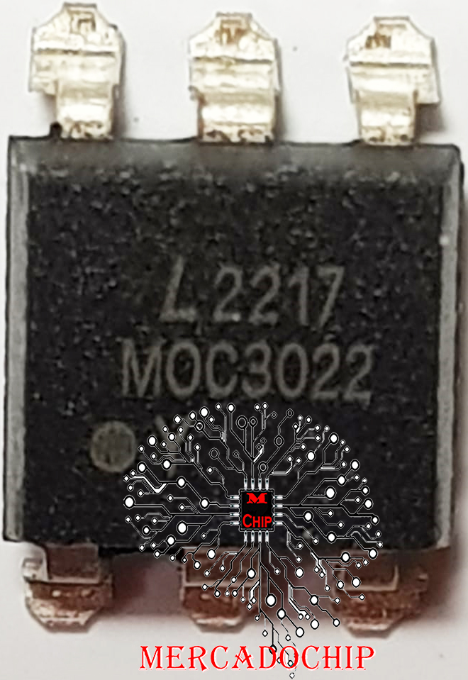 Moc3022 C.I. Optoisolador Triac Driver SOP6 - Mercadochip
