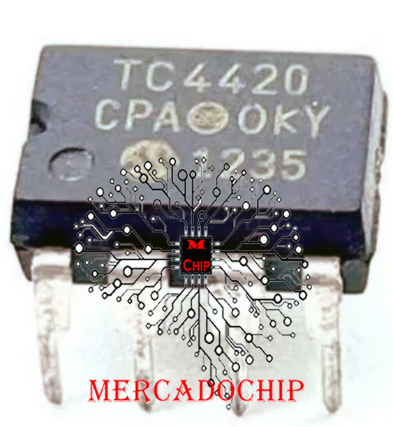 TC4420EPA C.I. Mosfet Drivers Alta Velocidade 6a DIP-8 - Mercadochip