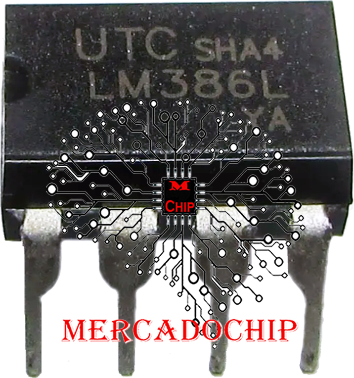 LM386L C.I. Amplificador de Audio DIP 8 Kit 2un. - Mercadochip