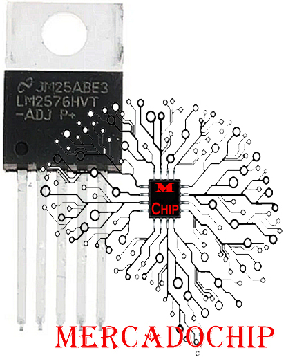 LM2576HVT-ADJ C.I. Regulador de Voltagem 1.23 a 37v 6.9a To220-5 - Mercadochip