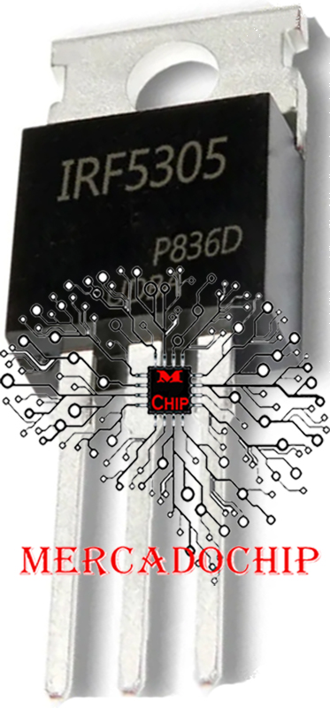 IRF5305 Transistor Mosfet 55v 31a Canal P TO220ab - Mercadochip