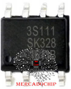 3s111 Circuito Integrado Controlador PWM Sop7 Kit 3Un. - Mercadochip